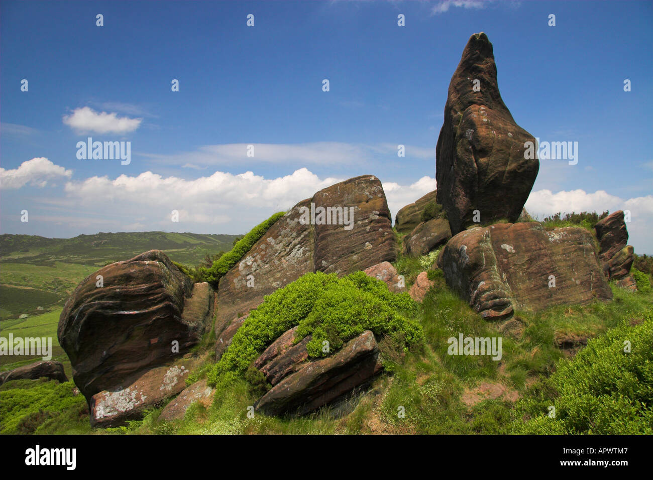 The Finger Stone, Ramshaw Rocks the Roaches, Peak District National ...