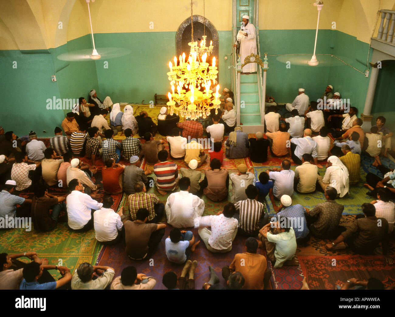 Friday Prayers at Mosque Stock Photo - Alamy