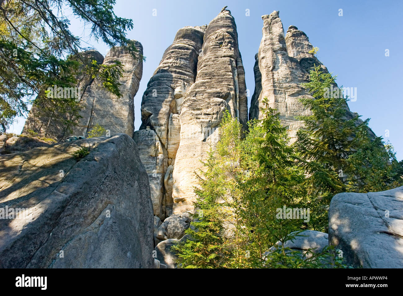 Teplice Adrspach Rocks Czech Republic Teplicke Skaly Stock Photo - Alamy