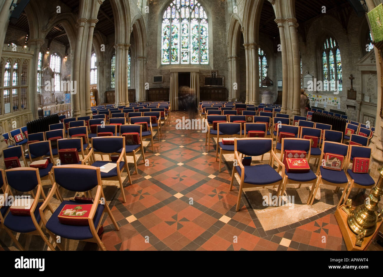 Burford church interior hi-res stock photography and images - Alamy