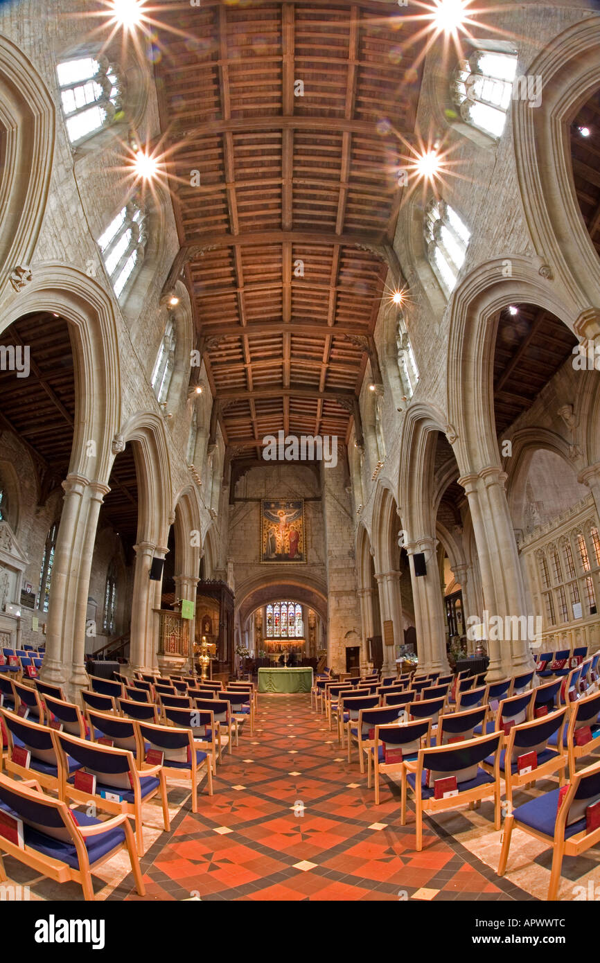 Burford church interior hi-res stock photography and images - Alamy