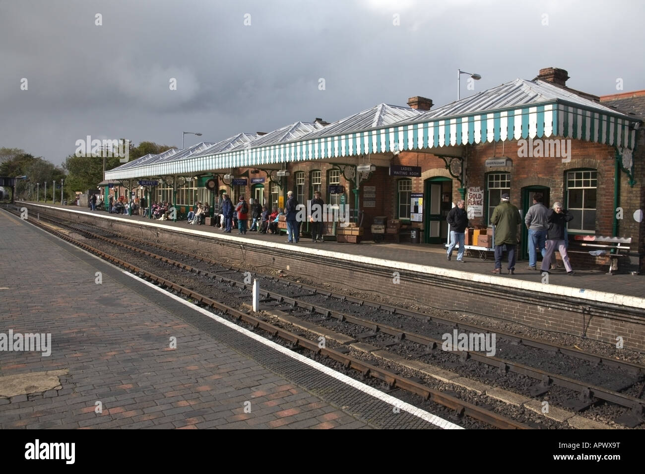 North Norfolk Steam Railway 'The Poppy Line' Sherringham West Station ...