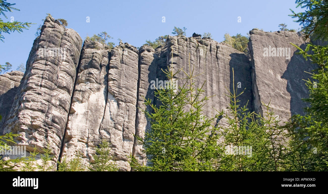 Teplice Adrspach Rocks Czech Republic Teplicke Skaly Stock Photo - Alamy