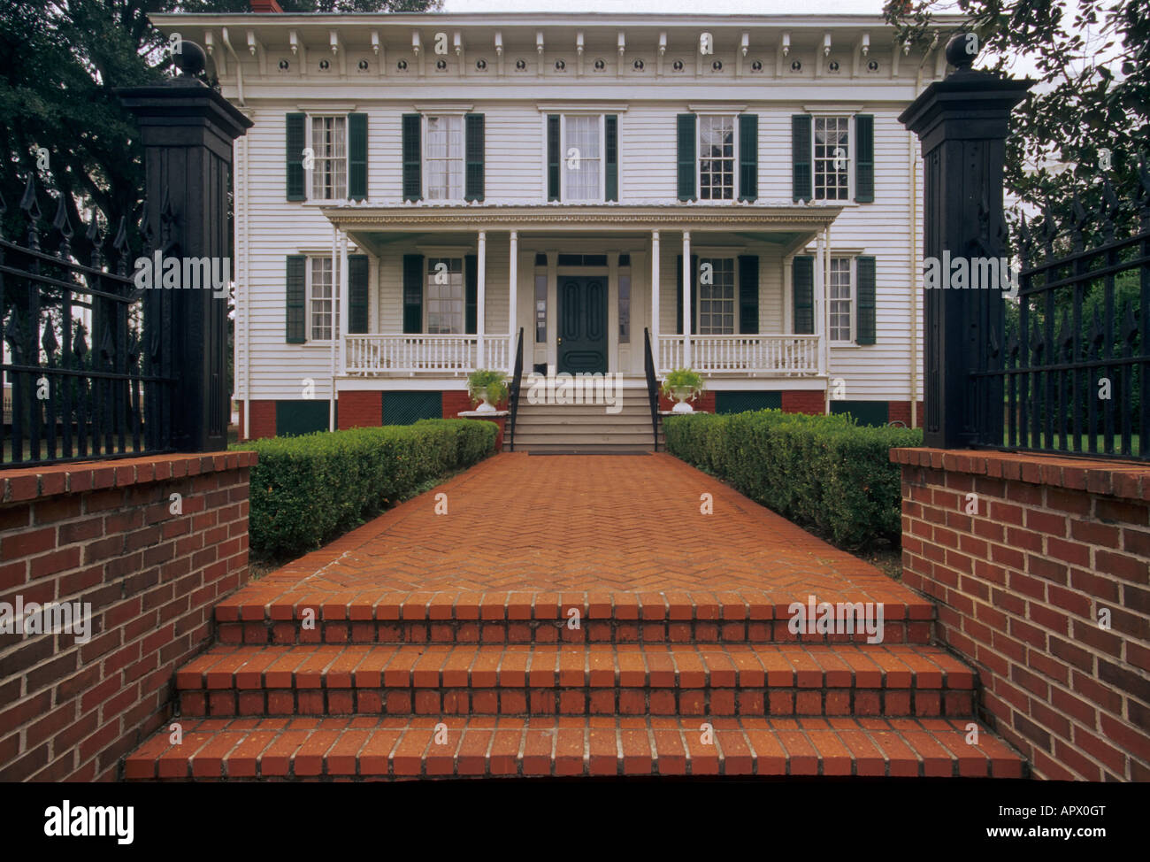 First White House of Confederacy in Montgomery Alabama USA Stock Photo ...