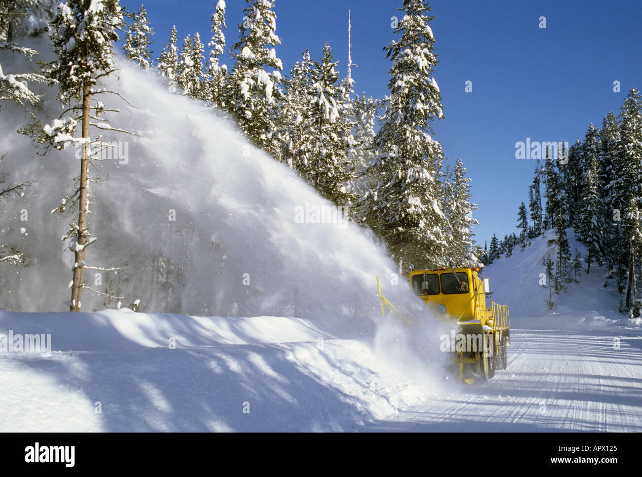 Rotary snow plow hi-res stock photography and images - Alamy