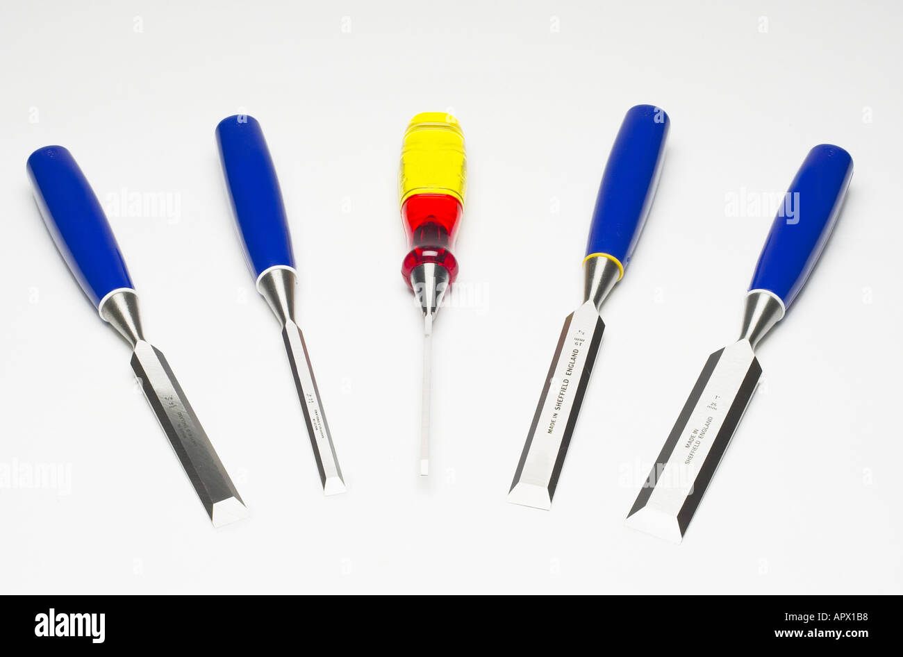 Woodworking chisels hi-res stock photography and images - Alamy