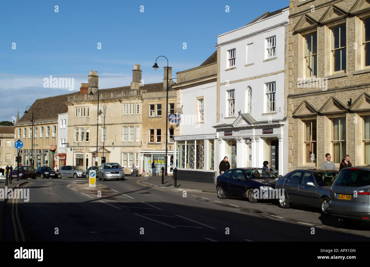 Chippenham Wiltshire England Town Centre Stock Photo - Alamy