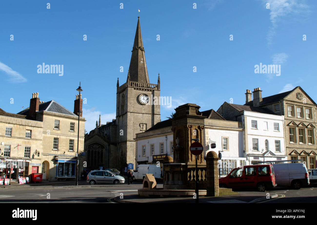 Chippenham Wiltshire England Town Centre Stock Photo - Alamy