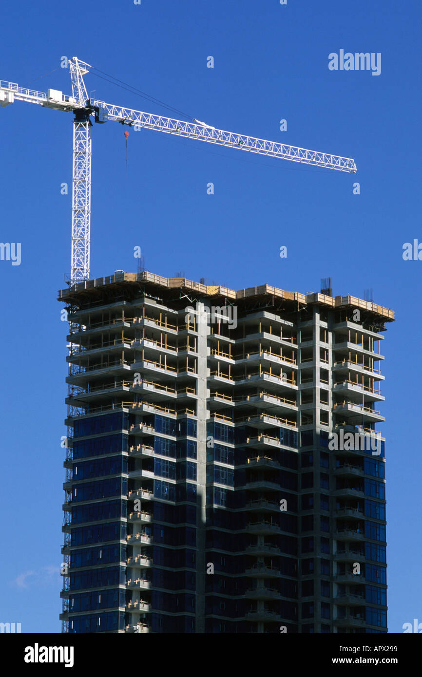 Crane used in construction building hi-res stock photography and images ...