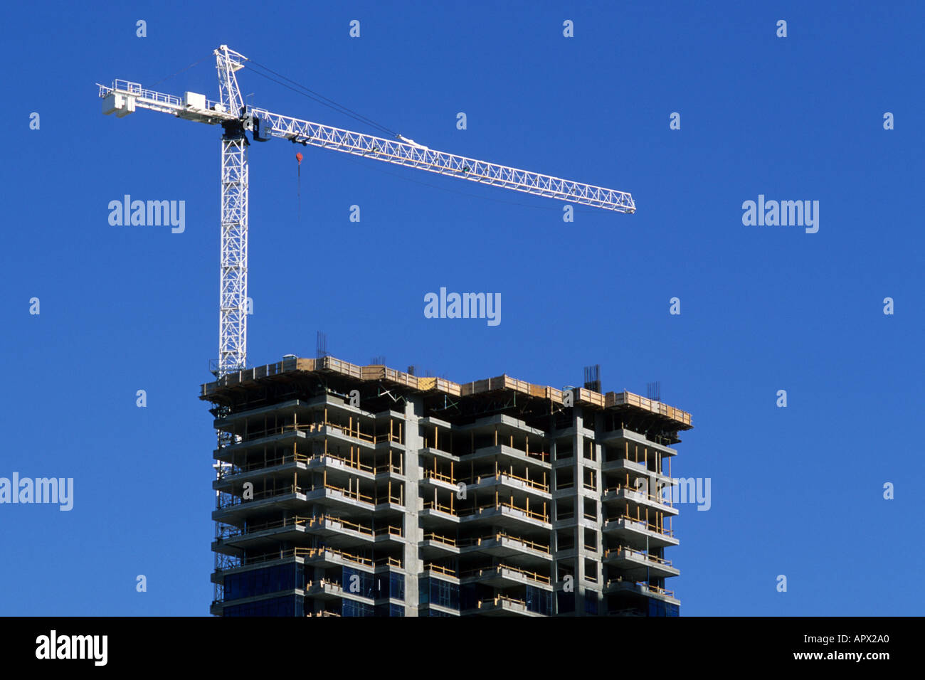 Crane used in construction building hi-res stock photography and images ...
