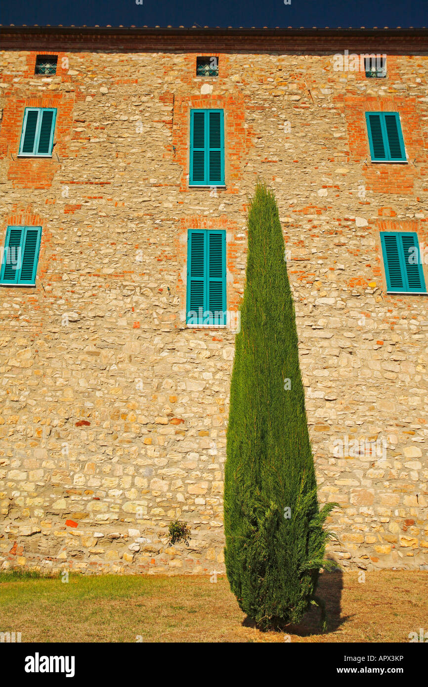 Detail of the typical Italian house, Italy Stock Photo - Alamy