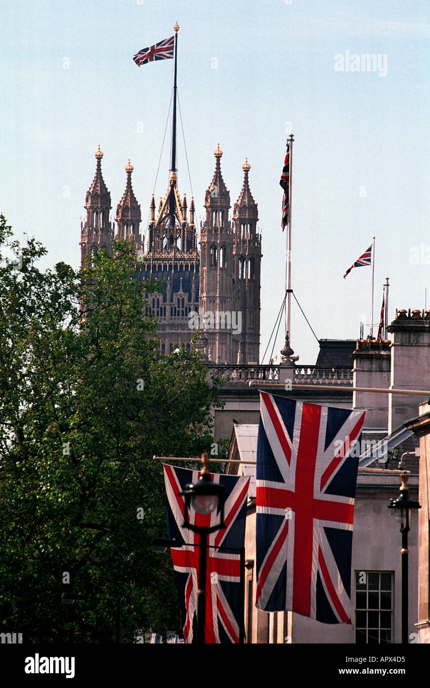 The British Union Jack Flag in London Stock Photo - Alamy
