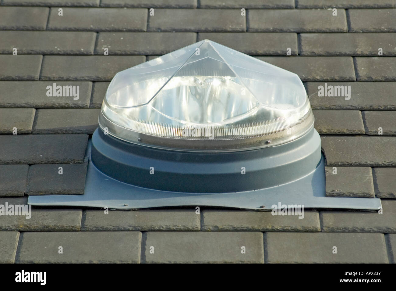 Sun tube on roof of Islington Ecology Centre Gillespie Park London ...