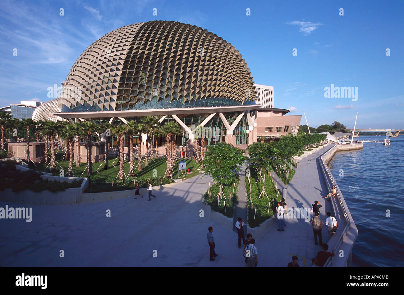 Esplanade, Theatres on the Bay, Esplanade Park, Marina Bay Singapore, Asia Stock Photo - Alamy