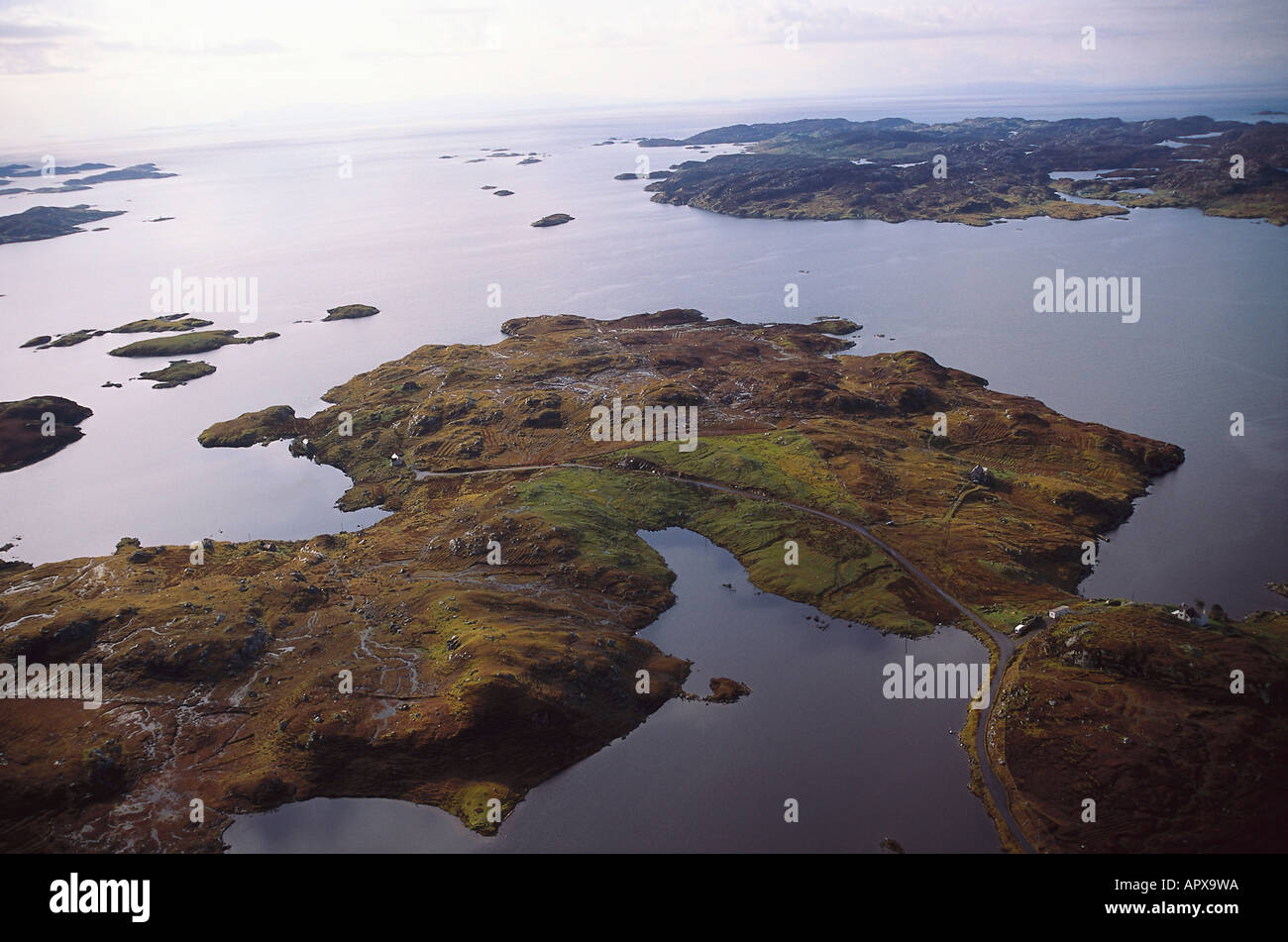 Aerial, Harris, Outer Hebrides Scotland Stock Photo - Alamy