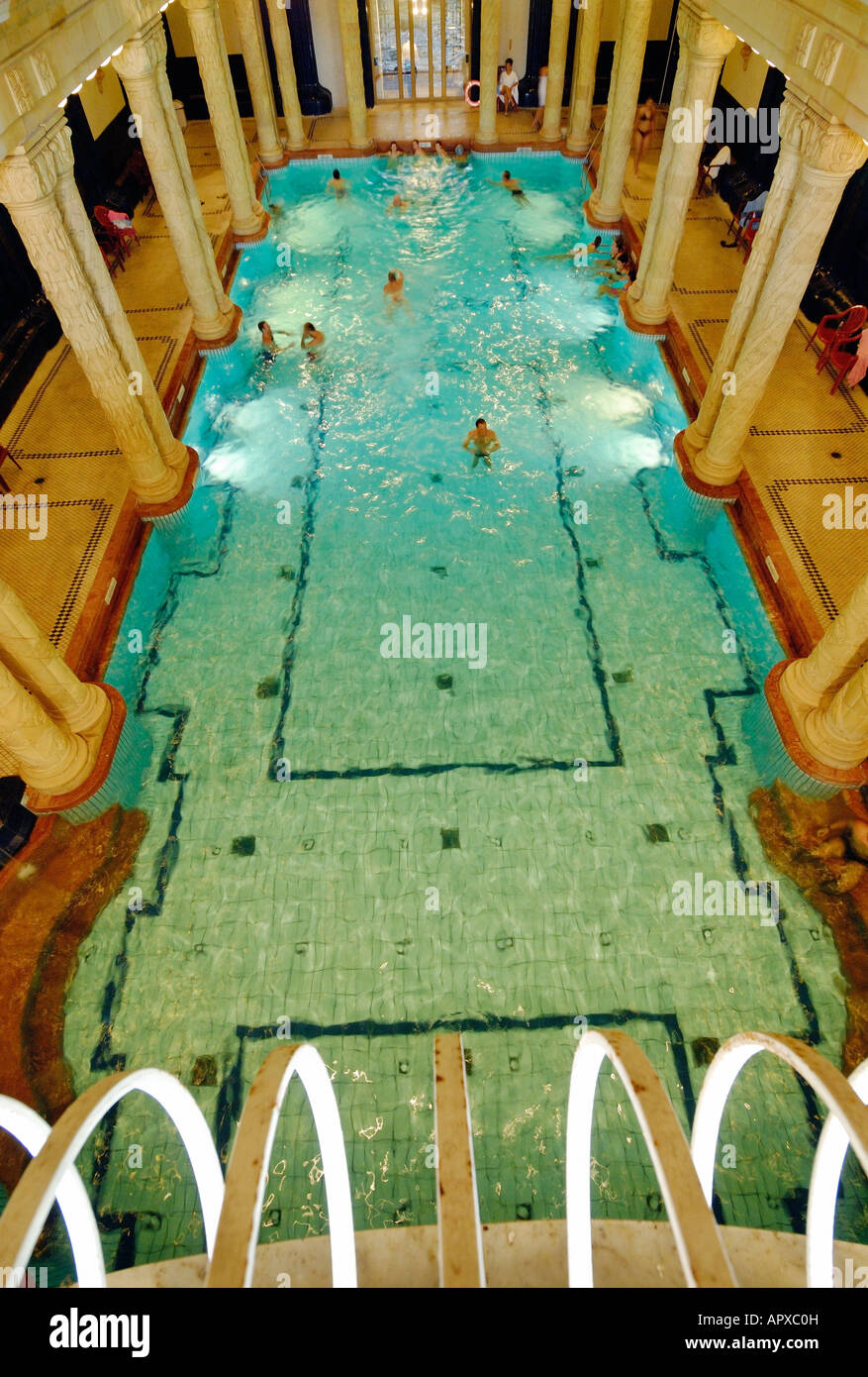 Gellert baths indoor pool hi-res stock photography and images - Alamy