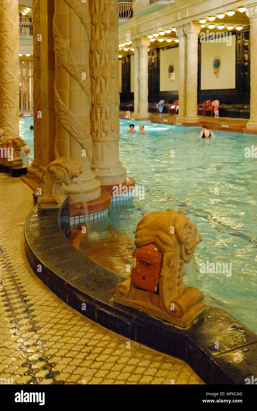 Inside gellert baths hi-res stock photography and images - Alamy