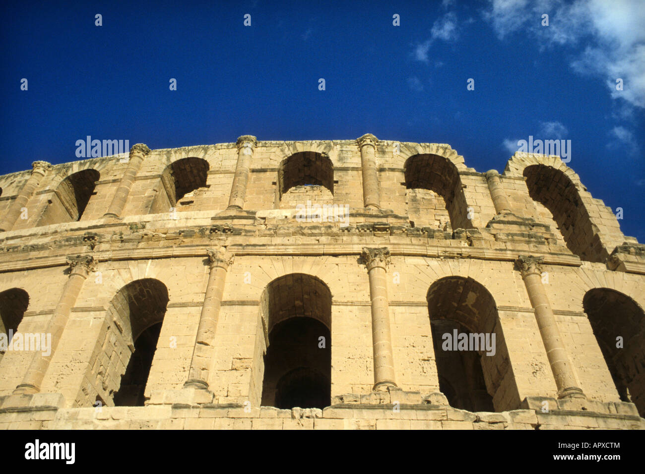 Amphitheatre at El Djem Stock Photo - Alamy