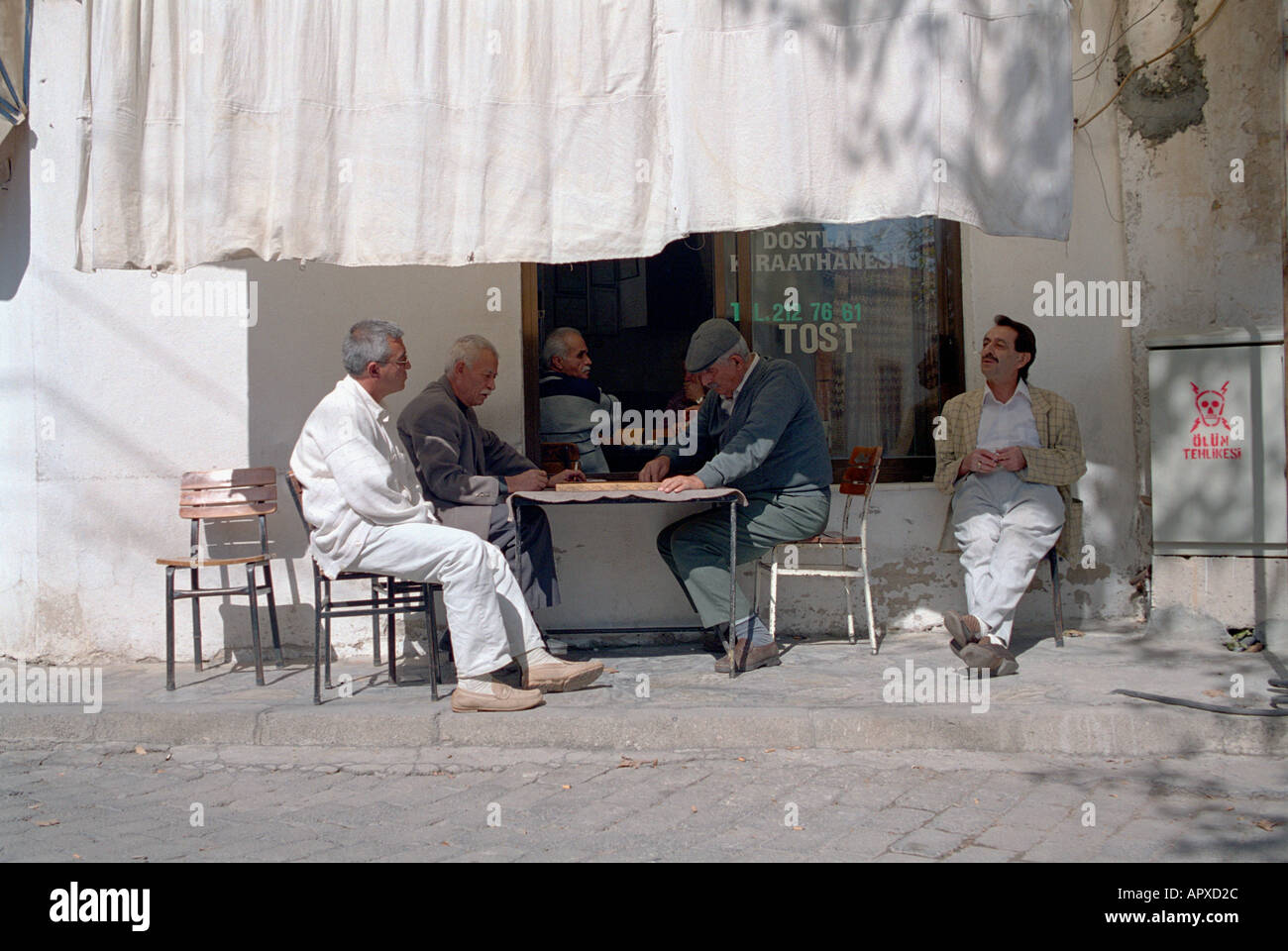 Older men sitting in cafe hi-res stock photography and images - Alamy