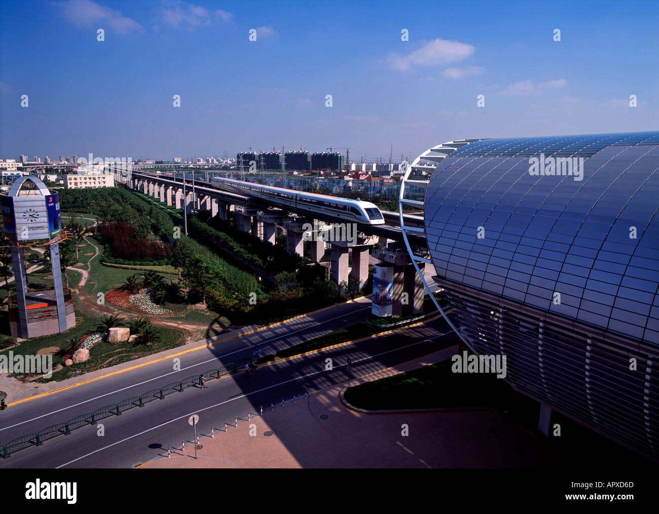 Maglev train, Shanghai, China Stock Photo - Alamy