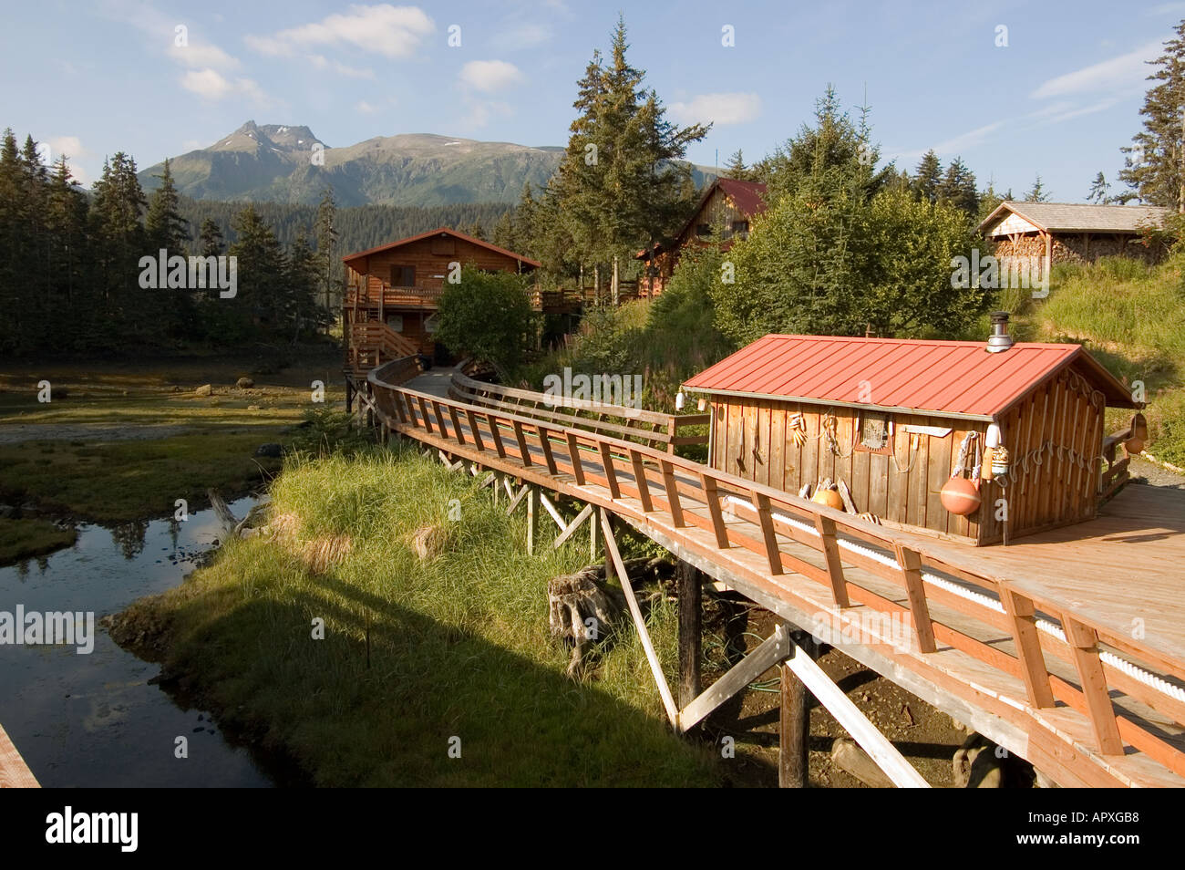Tutka bay lodge hi-res stock photography and images - Alamy