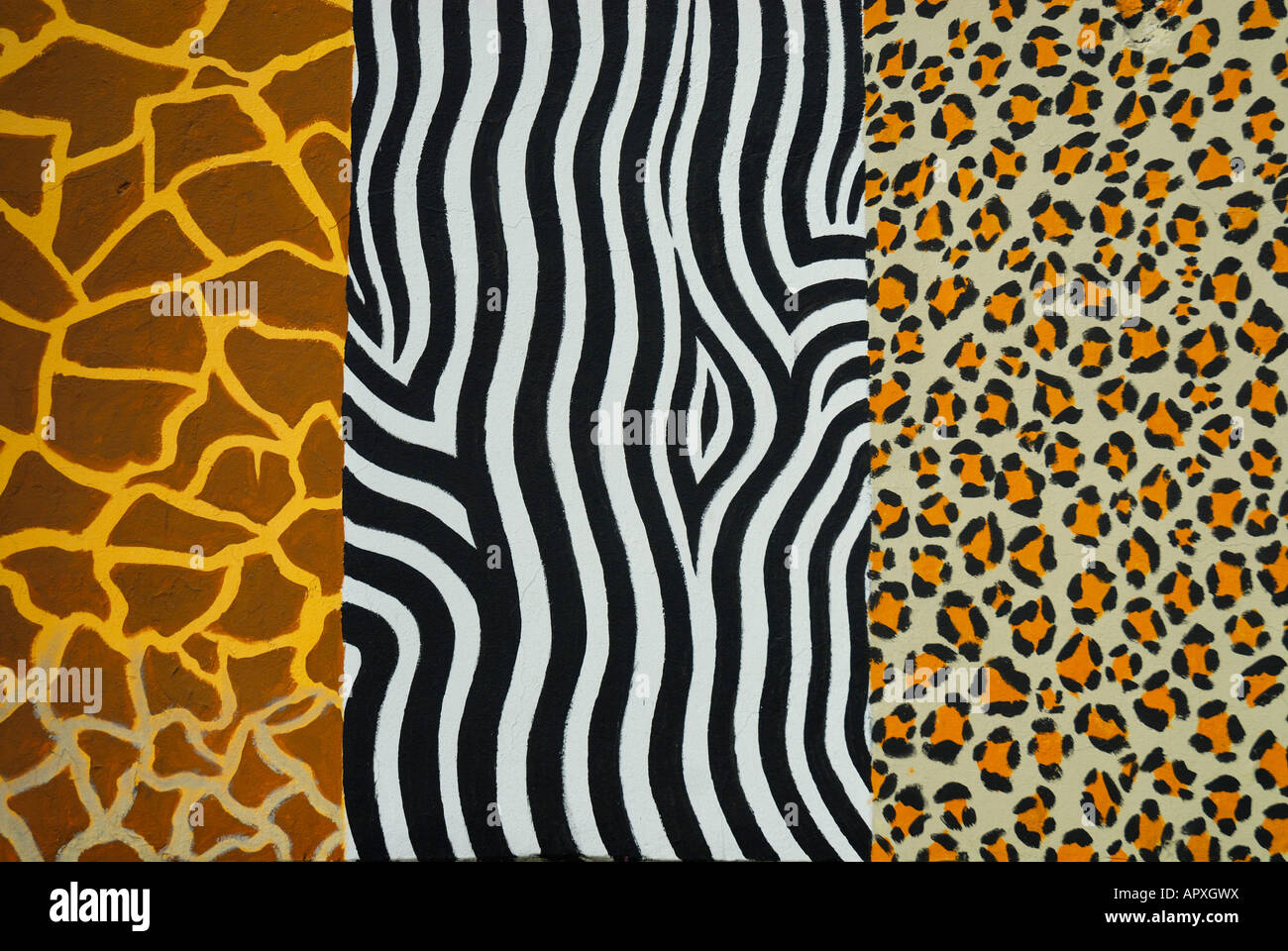 ZOO PATTERNS OF WILDLIFE ANIMALS Stock Photo - Alamy