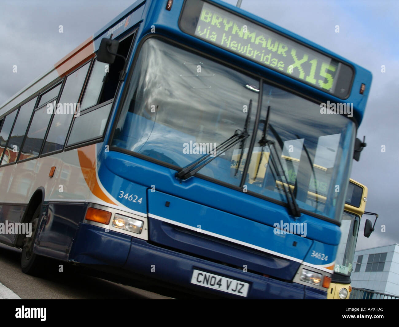 Stagecoach bus in the city of Newport South Wales UK 2005 Stock Photo ...