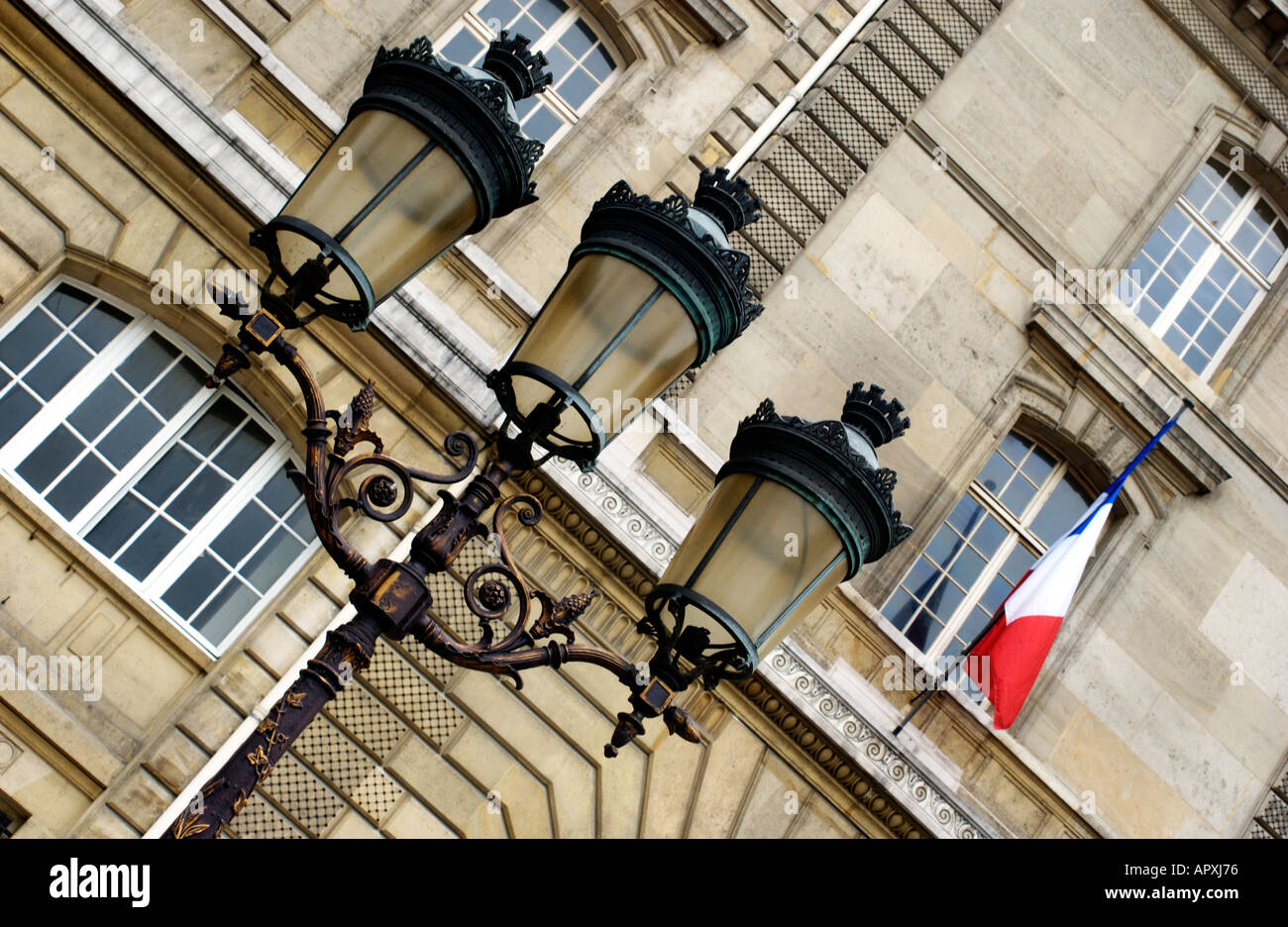 Street lighting in paris Stock Photo - Alamy