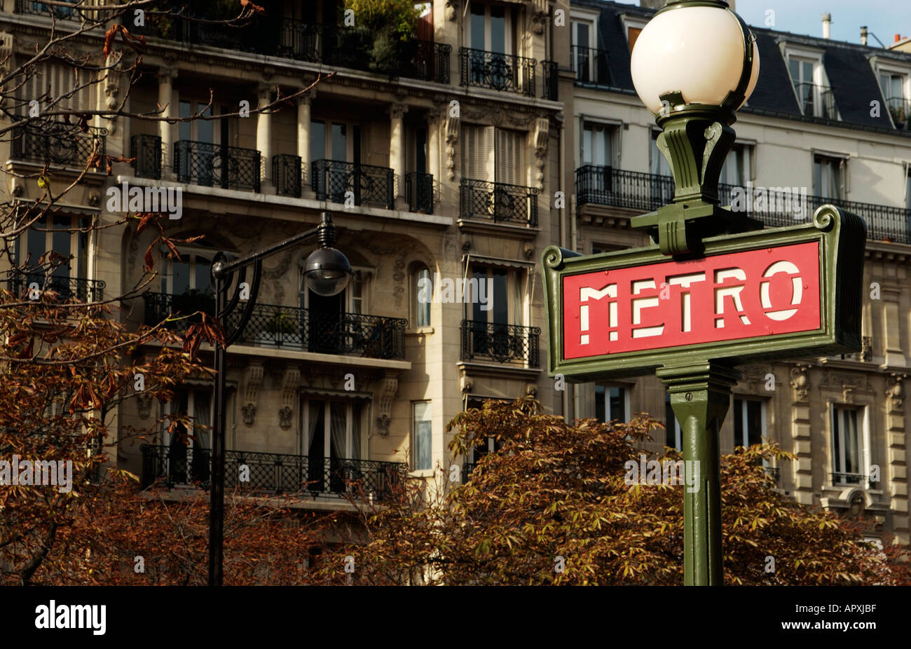 Paris metro sign Stock Photo - Alamy