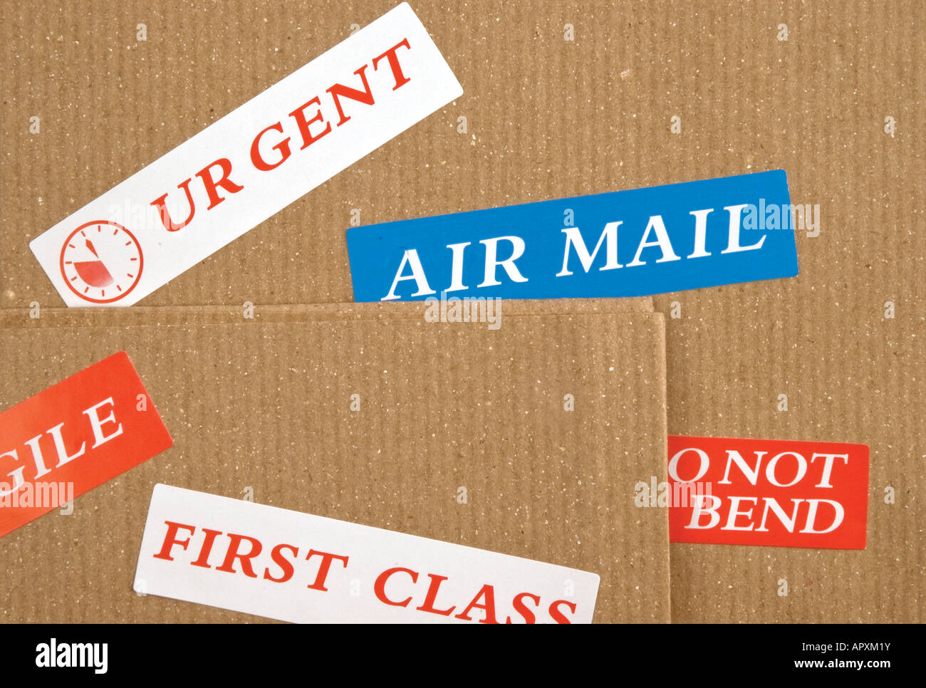 Air mail stickers hi-res stock photography and images - Alamy