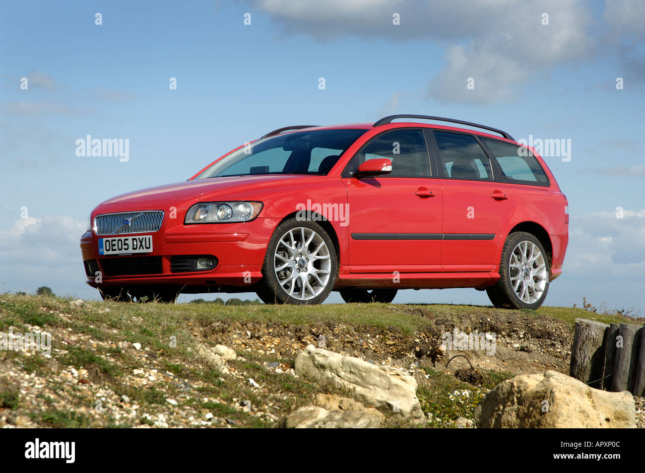 2005 Volvo V50 T5 Stock Photo - Alamy
