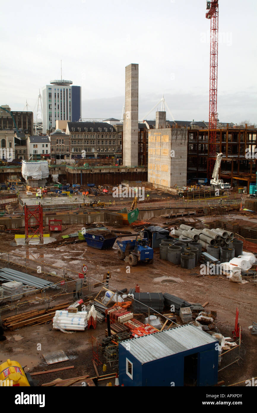 Cardiff City Centre Wales St Davids 2 Construction Site The complex ...