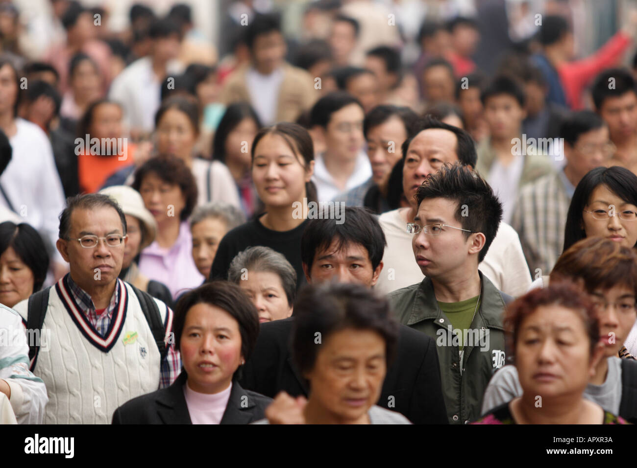 Crowds Beijing China Stock Photo - Alamy