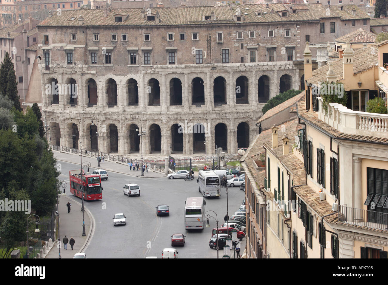 Teatro Marcello Rome Italy Stock Photo - Alamy