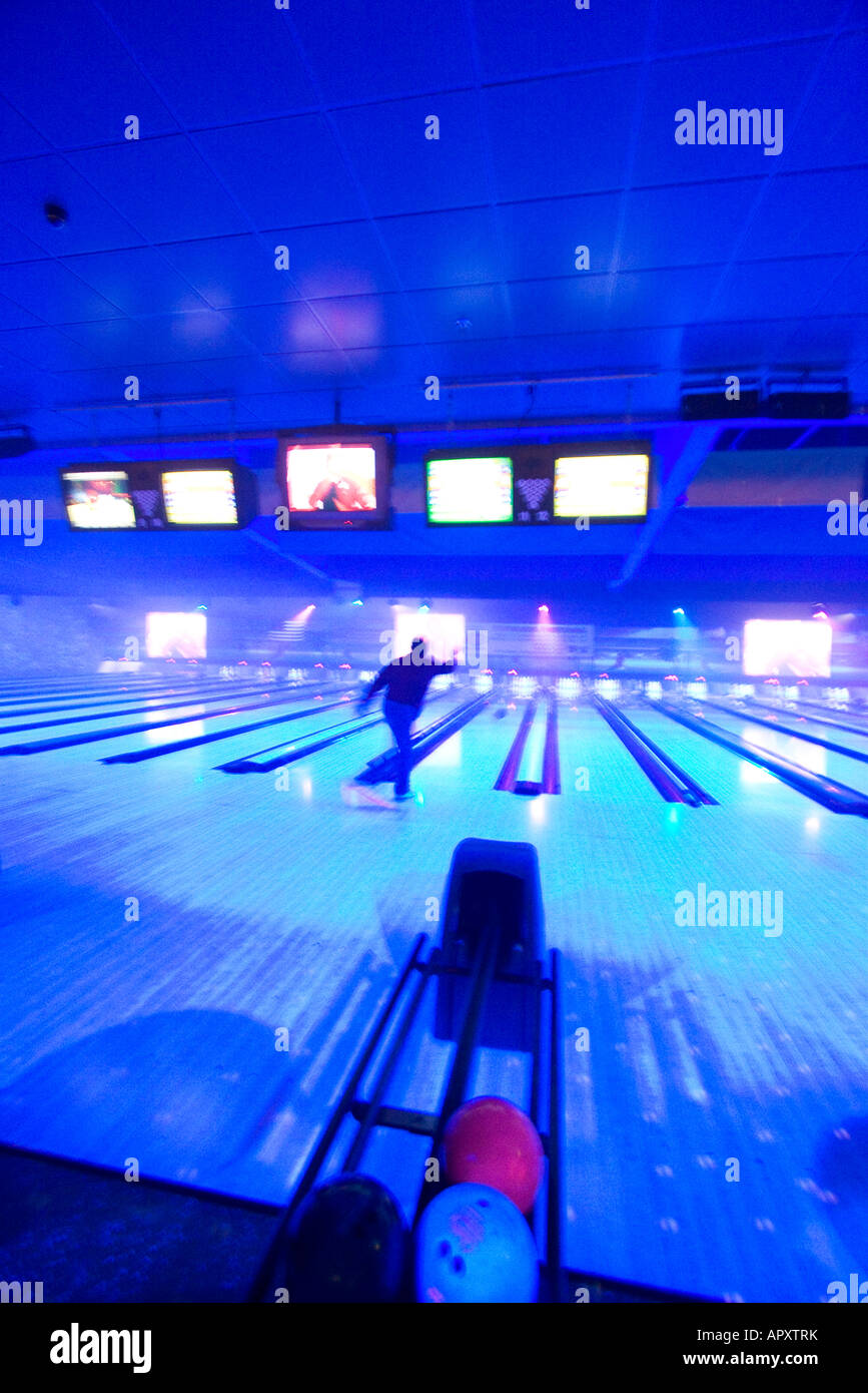 Santa Barbara, California; bowling Stock Photo - Alamy