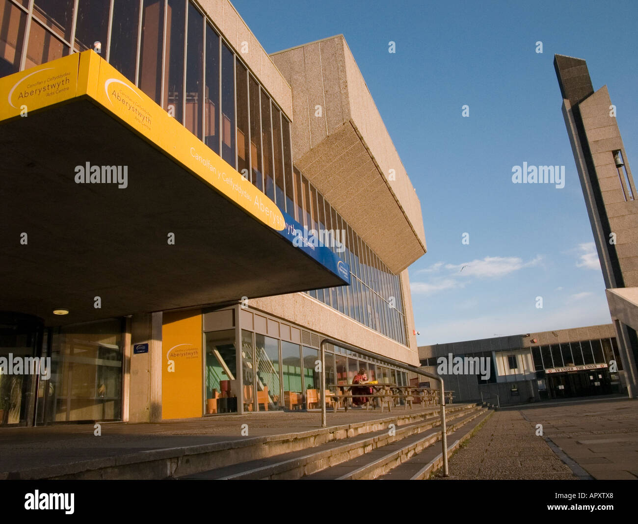 aberystwyth arts centre exterior , Wales UK Stock Photo - Alamy