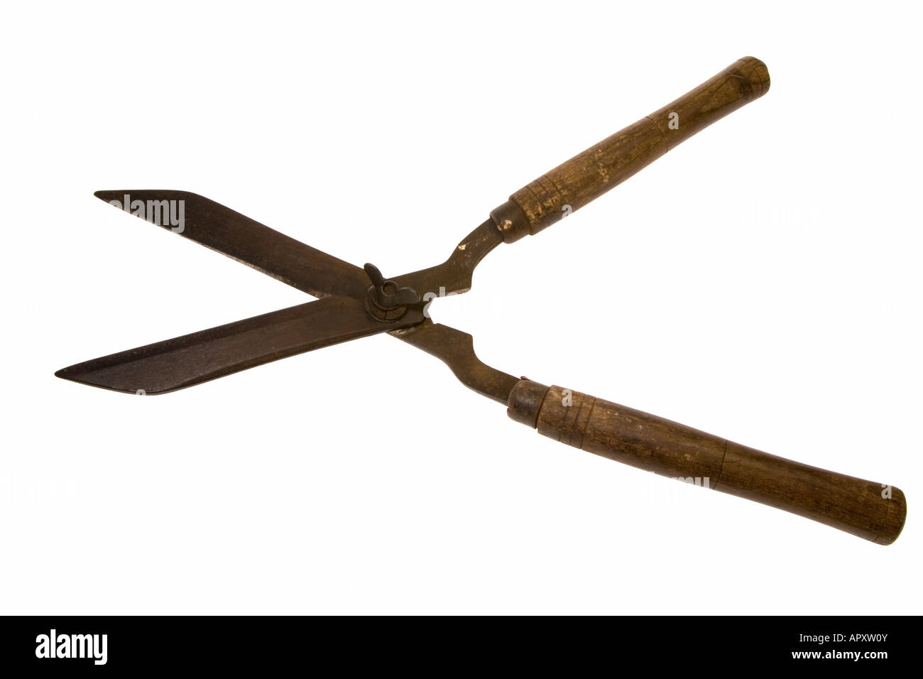 old garden shears Stock Photo - Alamy