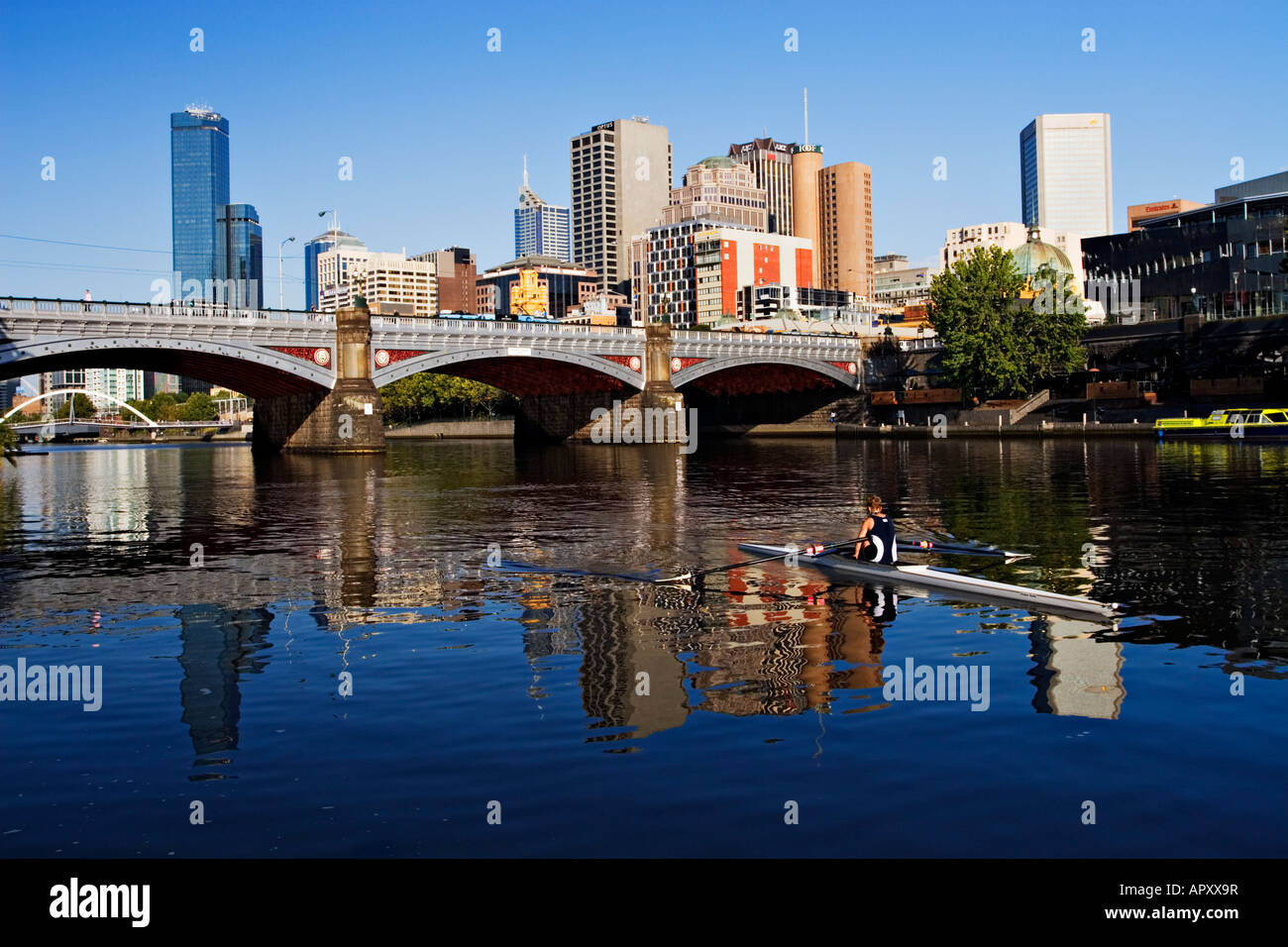 Yarra river bridge melbourne hi-res stock photography and images - Alamy