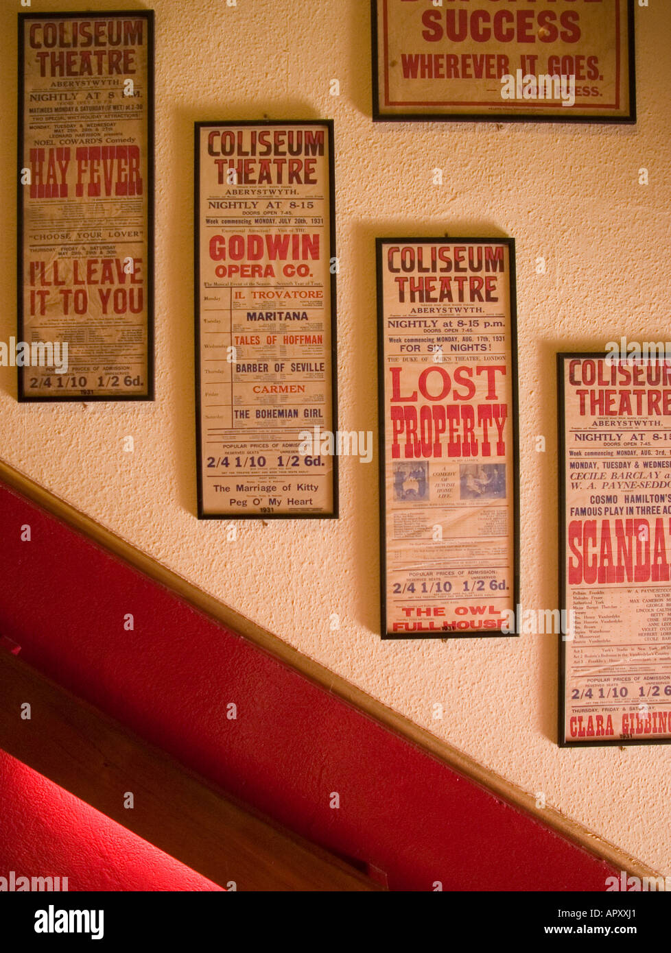 Playbills music hall hi-res stock photography and images - Alamy