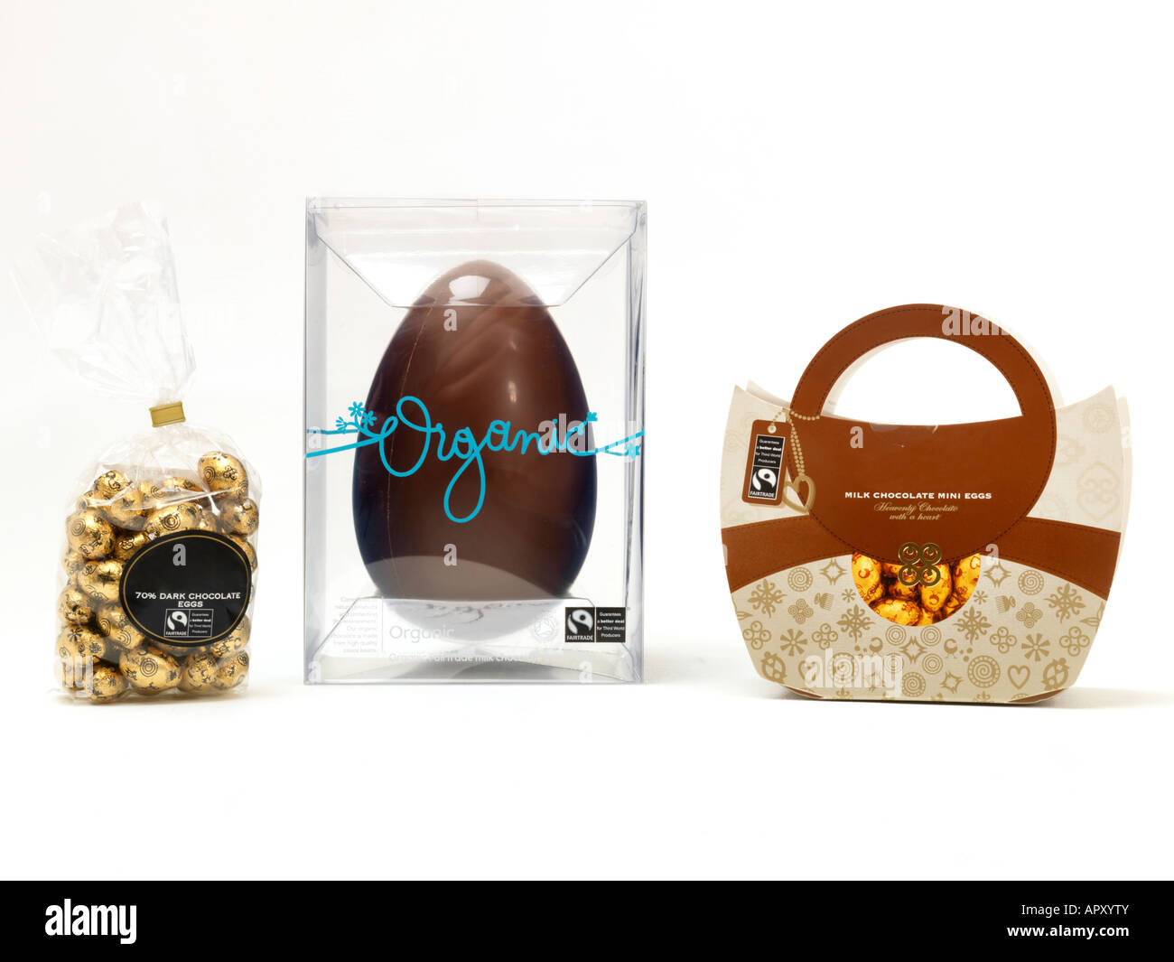 Fairtrade Easter Eggs Stock Photo - Alamy