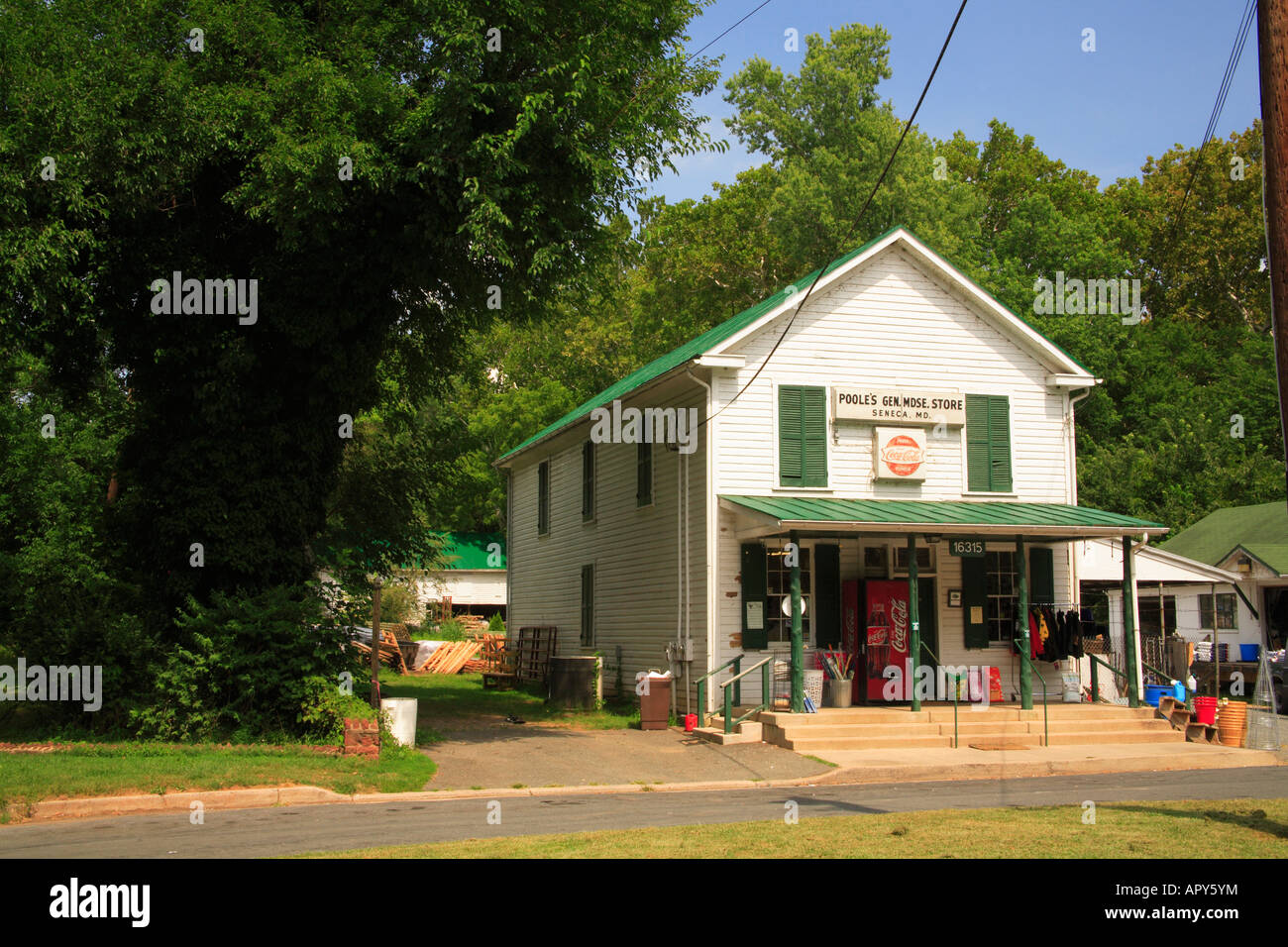 Historic Pooles General Store, Seneca, Maryland, USA Stock Photo - Alamy