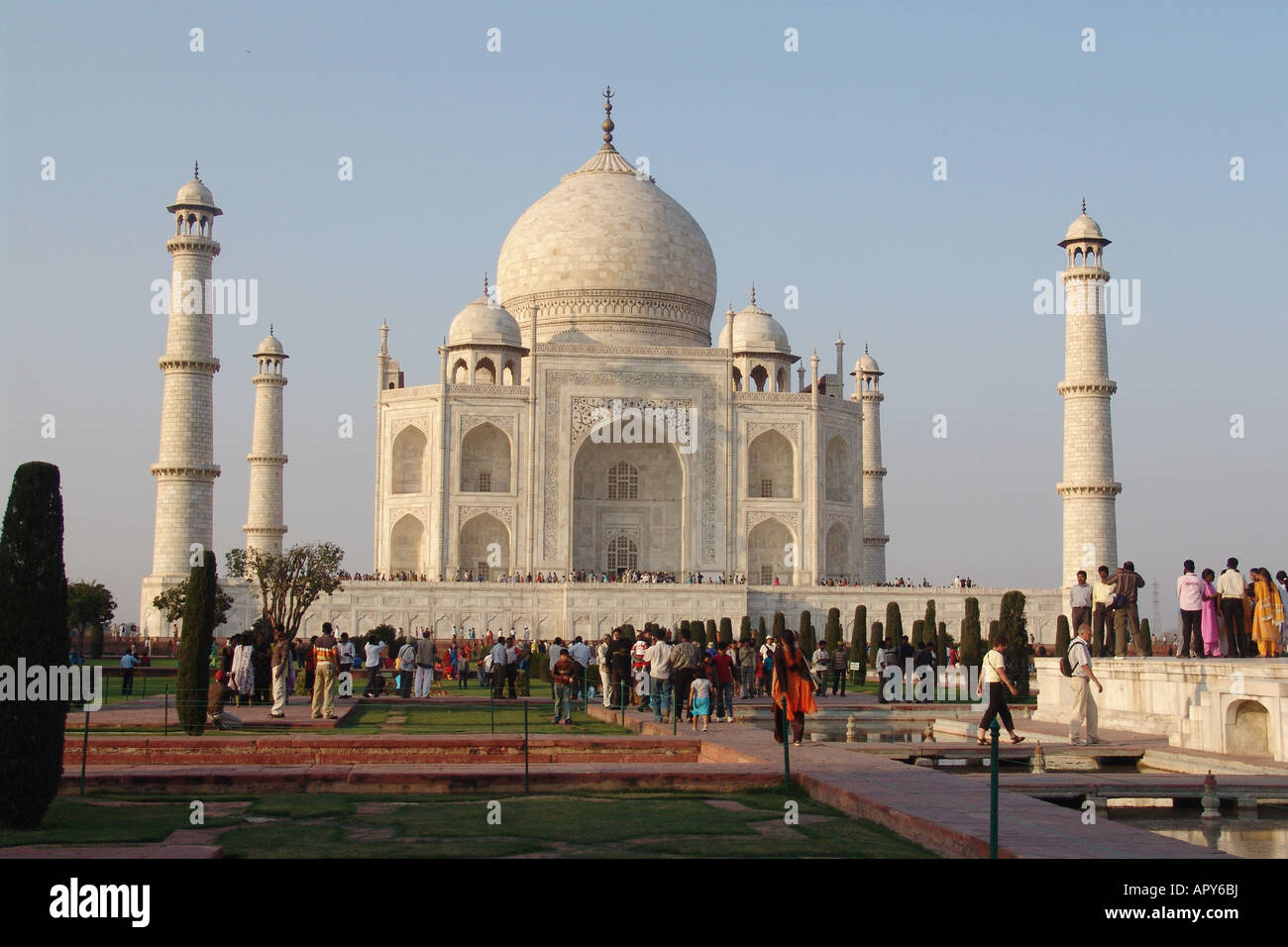 a view of Taj Mahal, Agra, India Stock Photo - Alamy