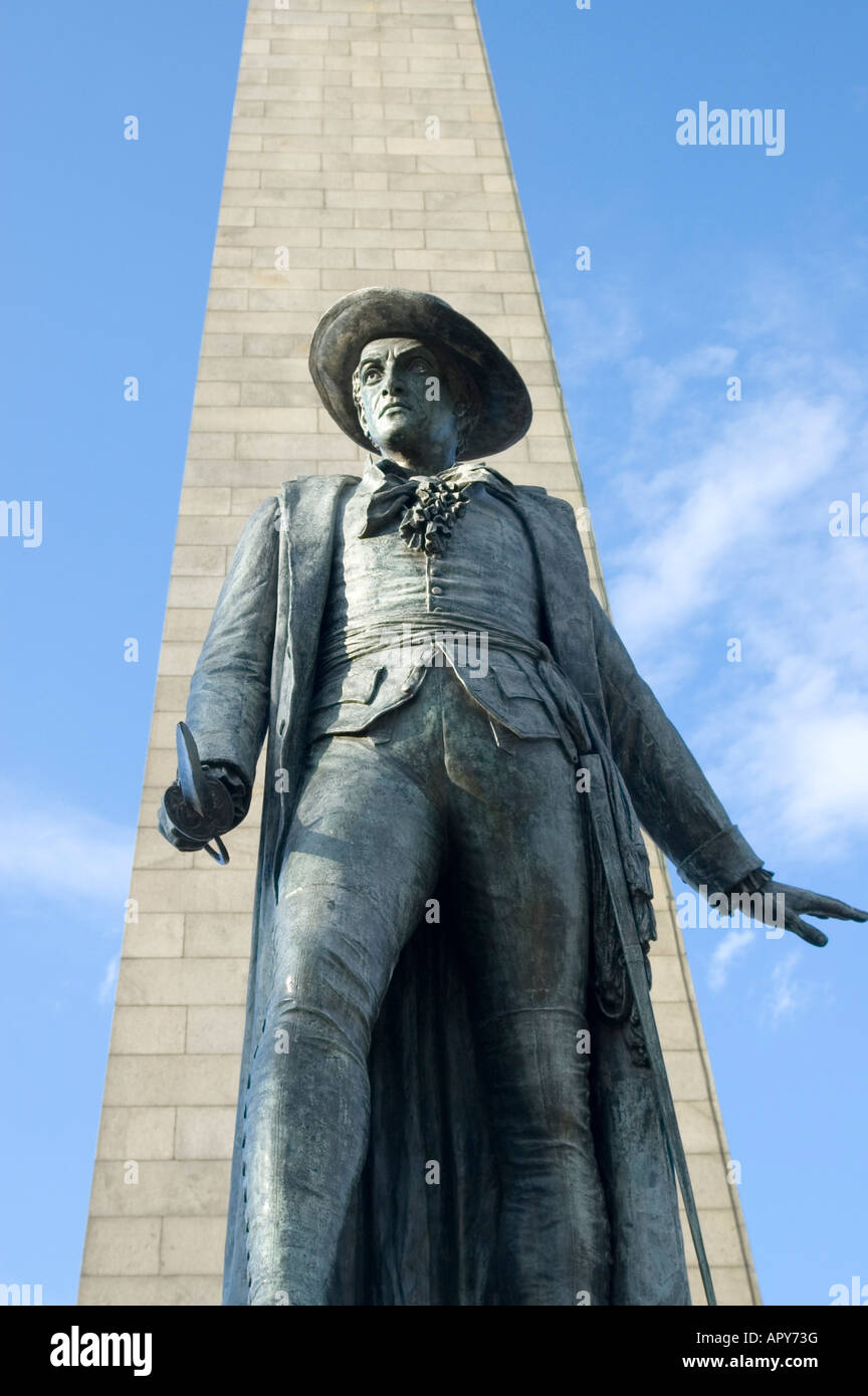 Colonel william prescott statue beside hi-res stock photography and ...