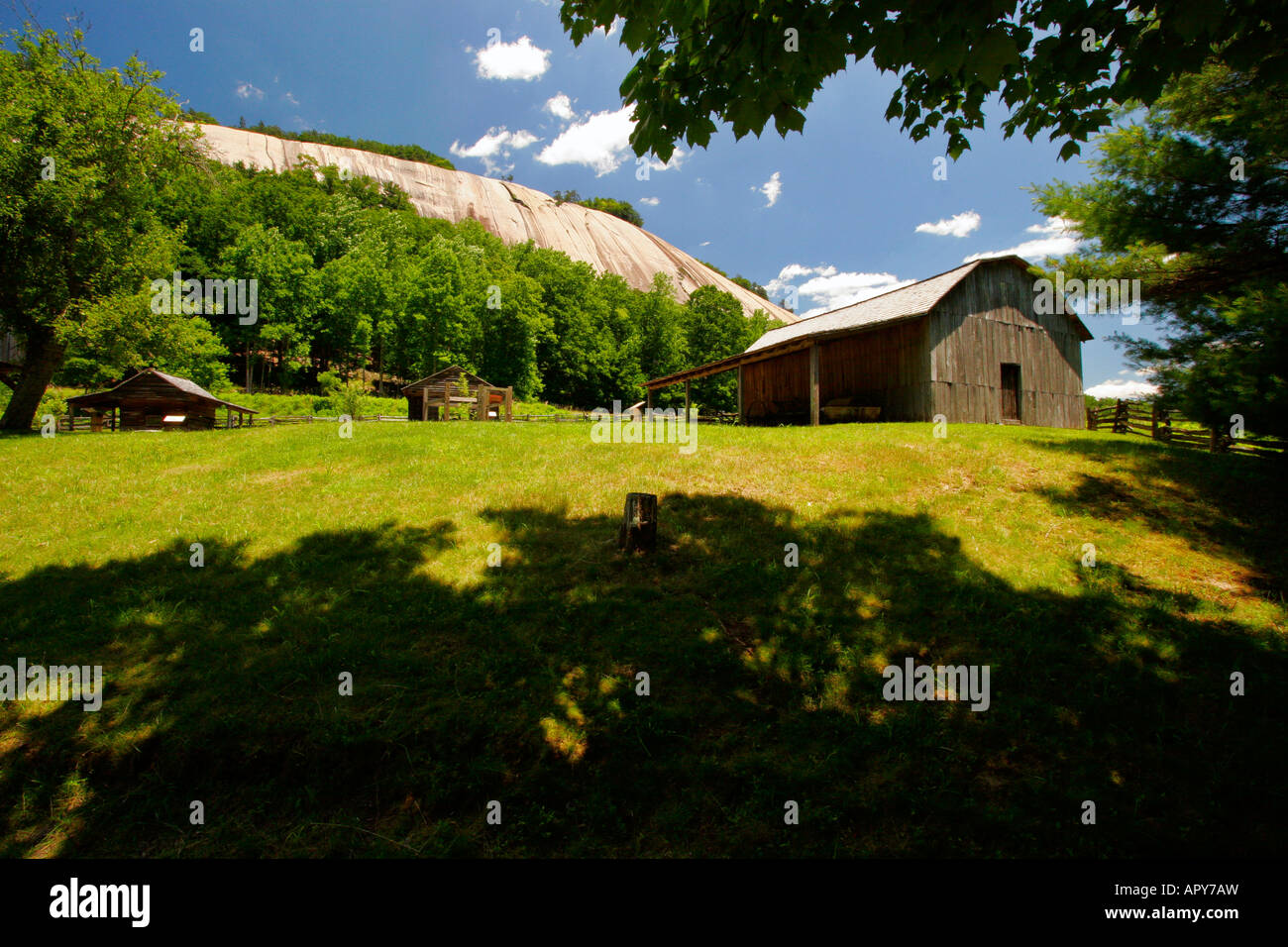 Historic Farm, Stone Mountain State Park, Traphill, North Carolina, USA ...