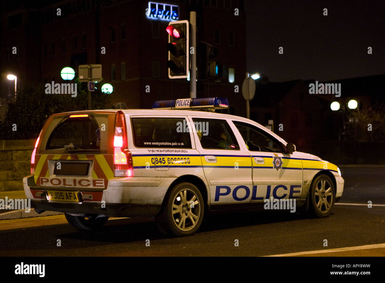 Police car uk and blurred hi-res stock photography and images - Alamy