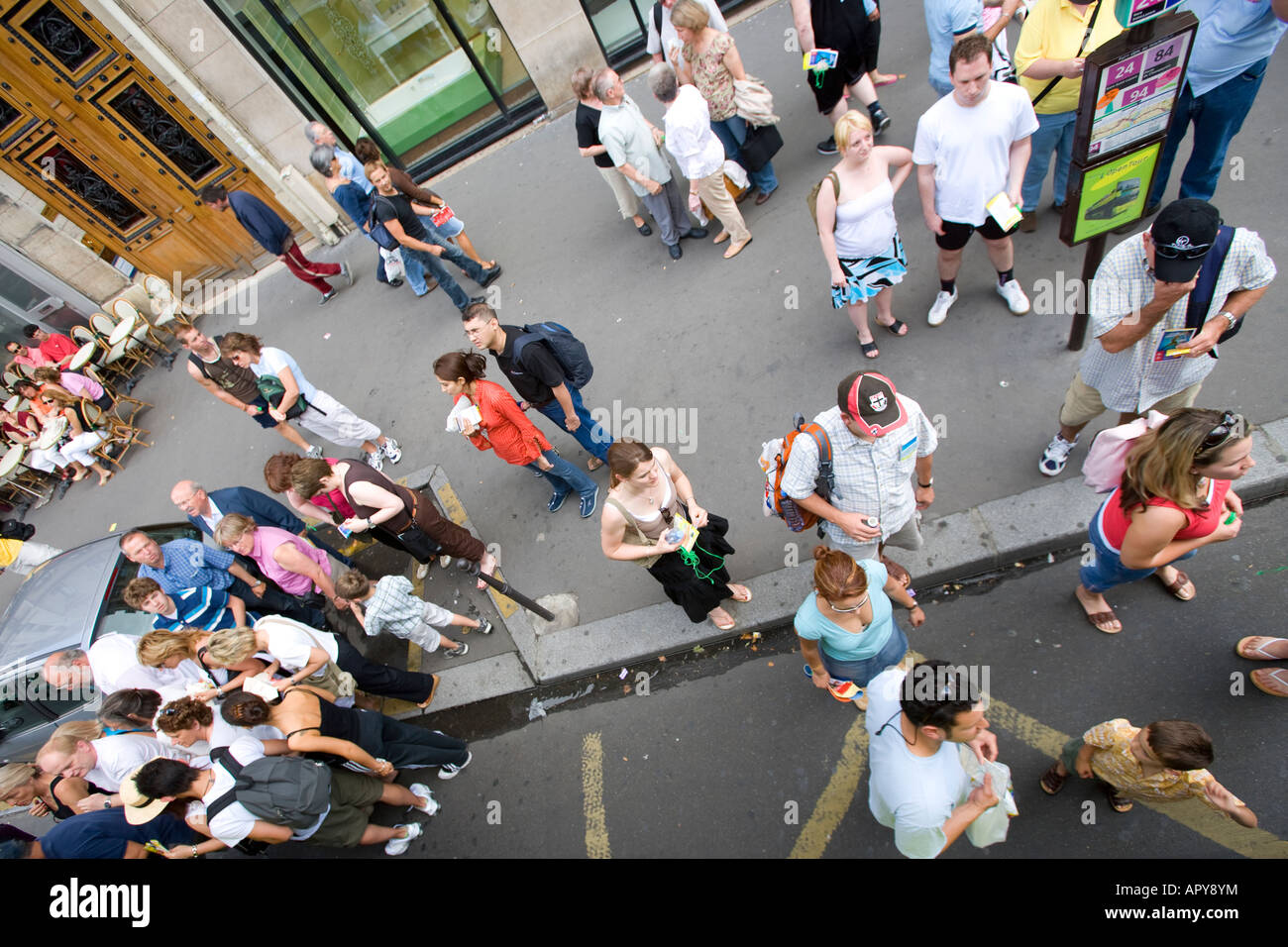 Tourist Crowded People Stock Photo - Alamy