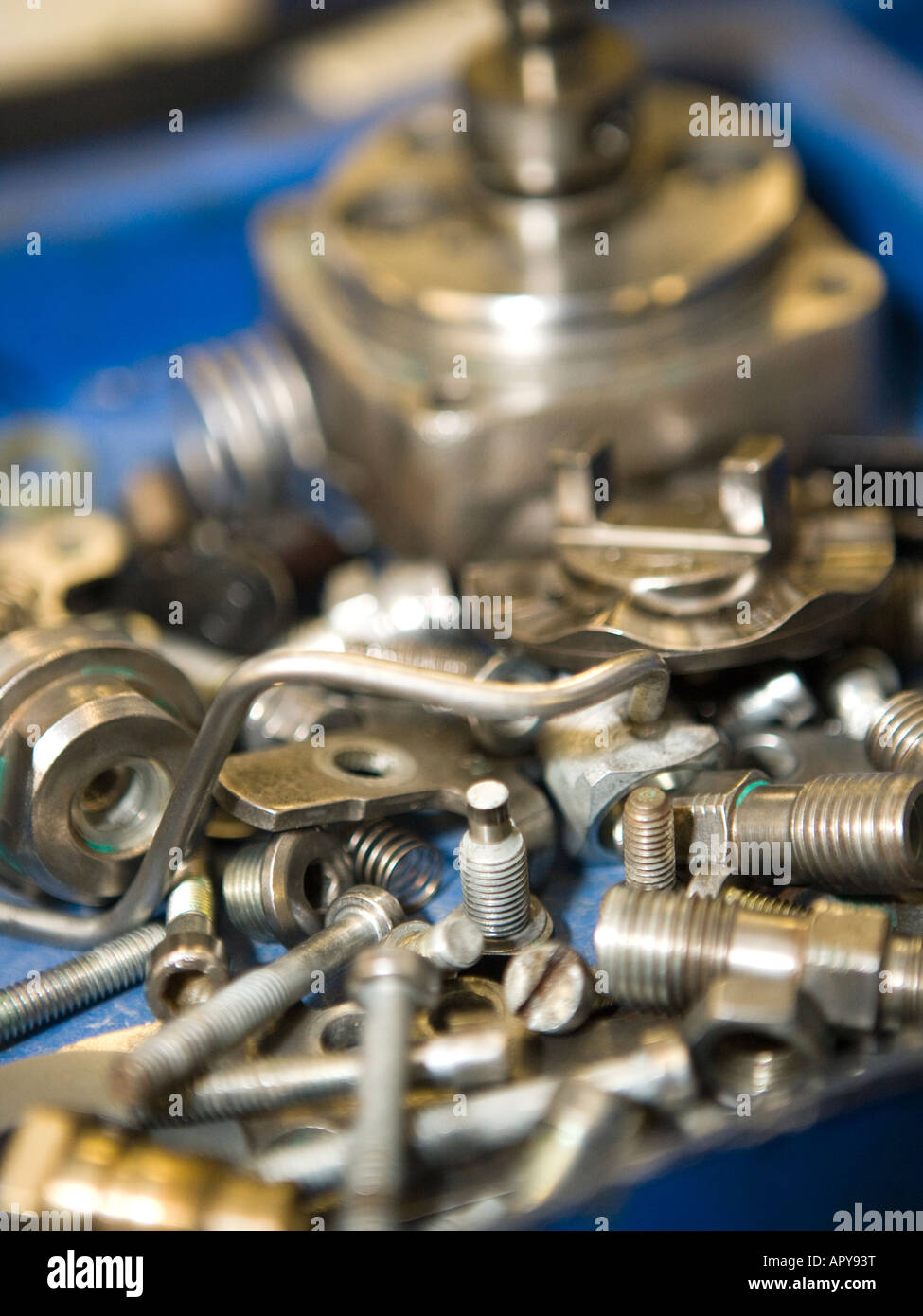 Factory worker parts Stock Photo - Alamy