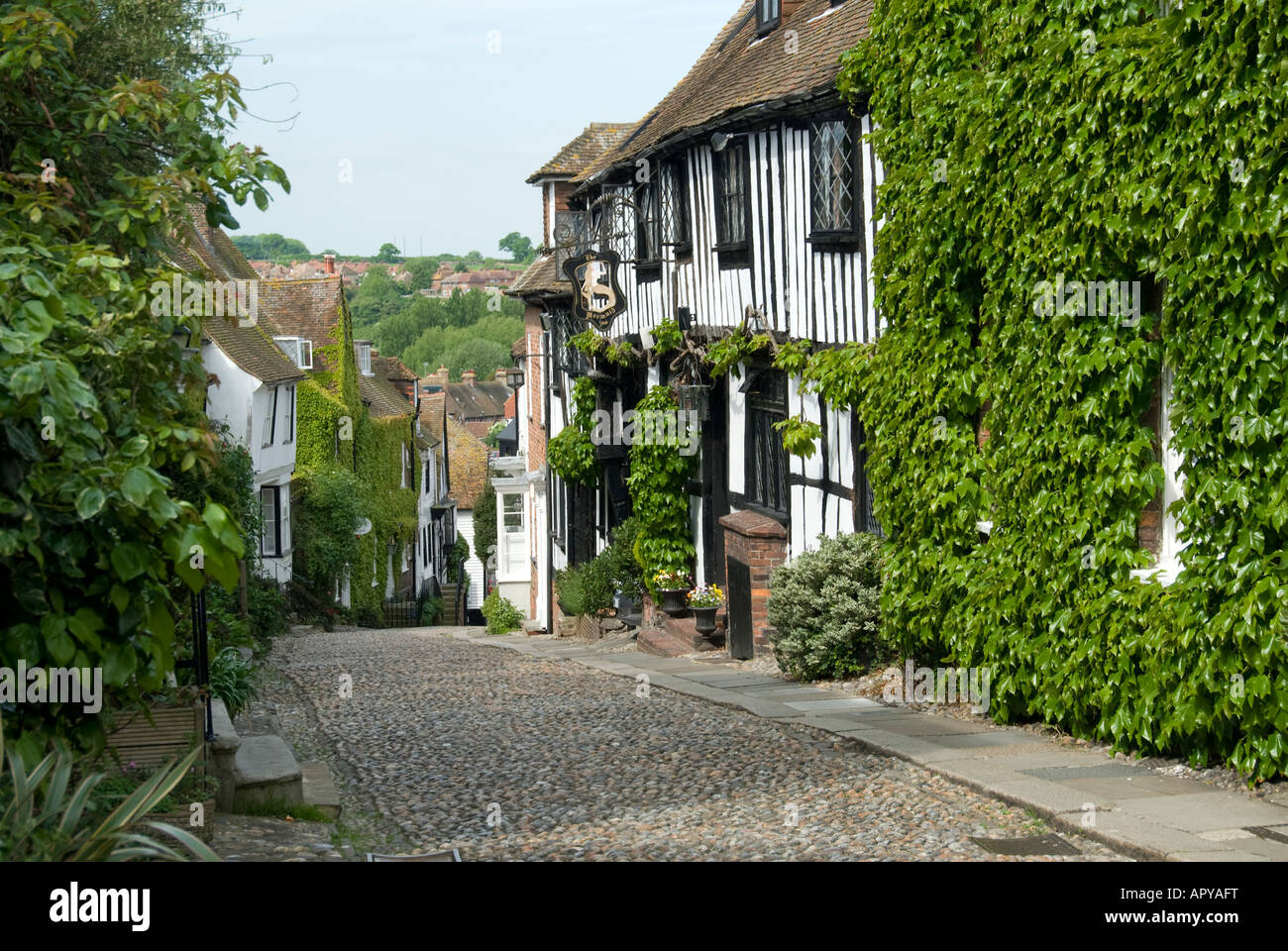 Mermaid Street, Rye, East Sussex Stock Photo - Alamy
