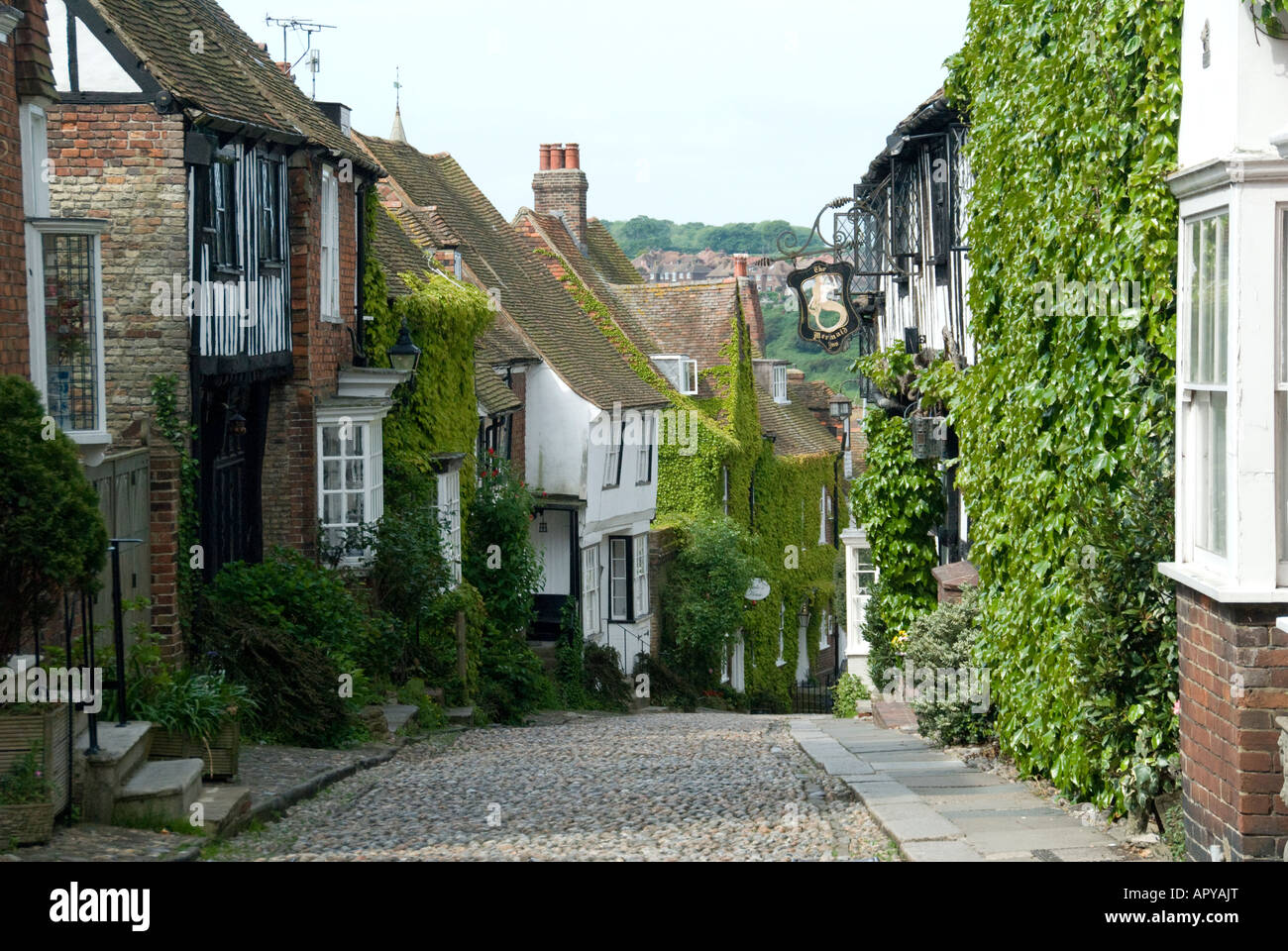 Mermaid Street, Rye, East Sussex Stock Photo - Alamy