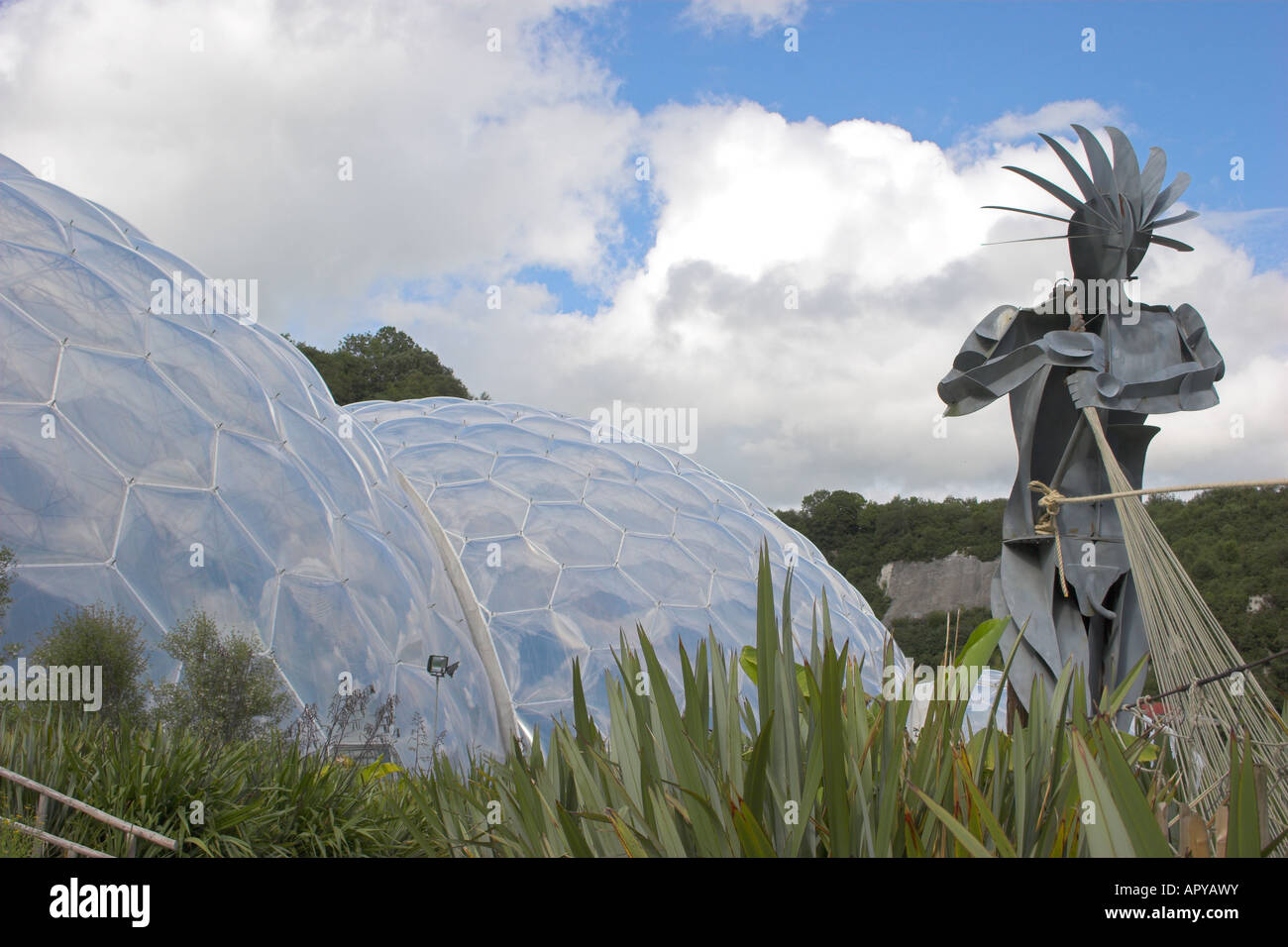 the Eden Project Cornwall Stock Photo - Alamy